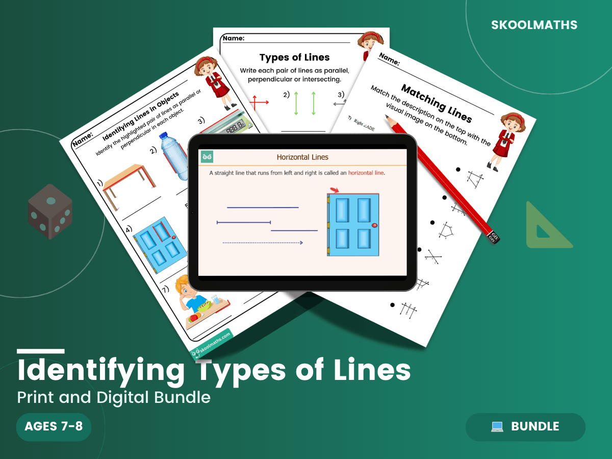 Identifying Types Of Lines Bundle: Maths Geometry — Interactive Lesson ...
