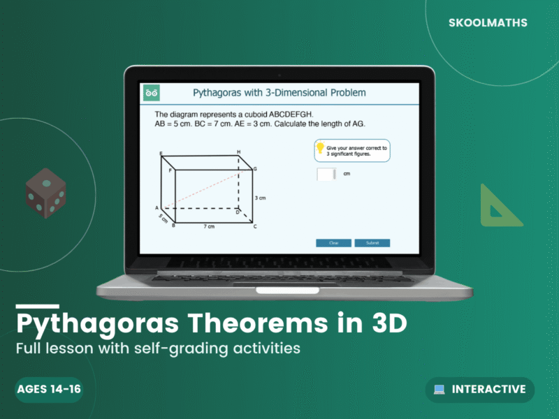 Pythagoras Theorem In 3D — Interactive Lesson (Ages 14–16) – Maths ...