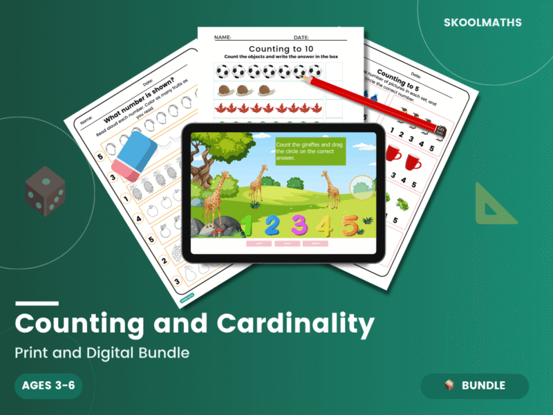 Counting And Cardinality Bundle — Activities (Ages 5–6) – Maths ...