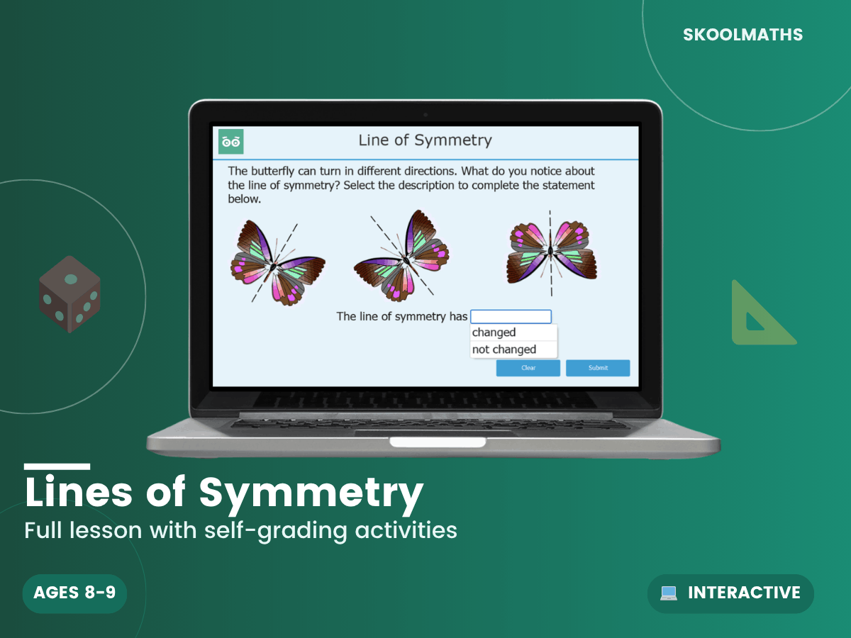 Symmetry — Interactive Lesson (Ages 8–9) – Maths, Science & English ...
