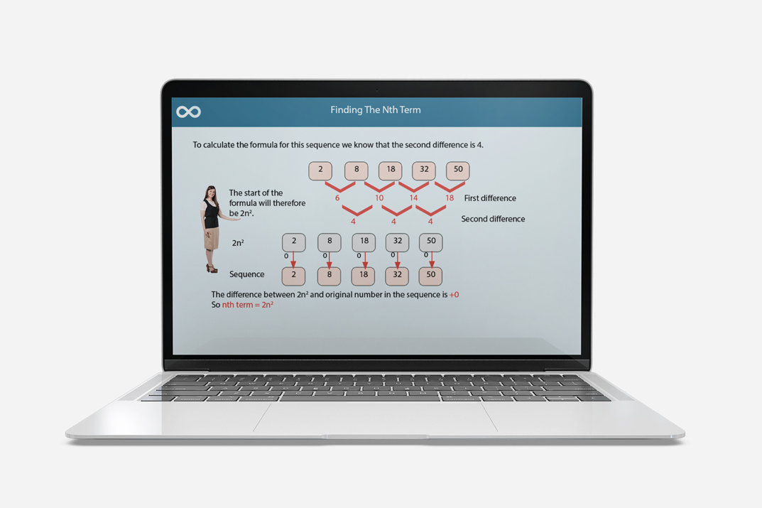 Finding the Nth Term of a Quadratic Sequence