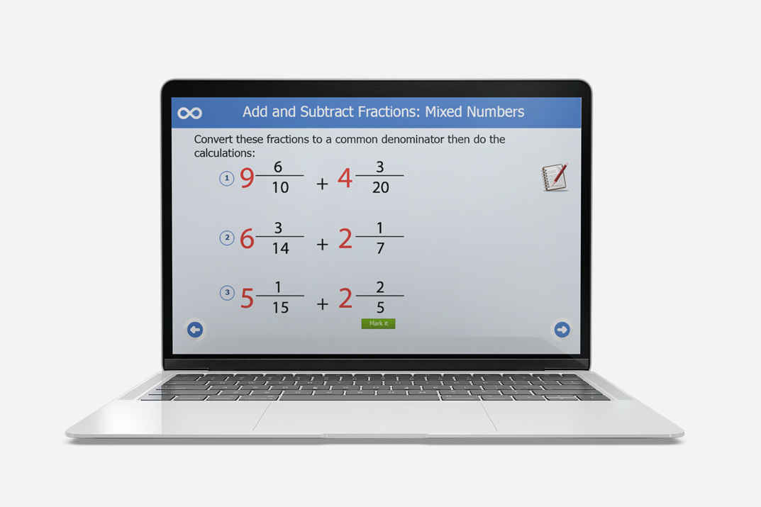 Skoolmaths Add And Subtract Fractions Improper And Mixed