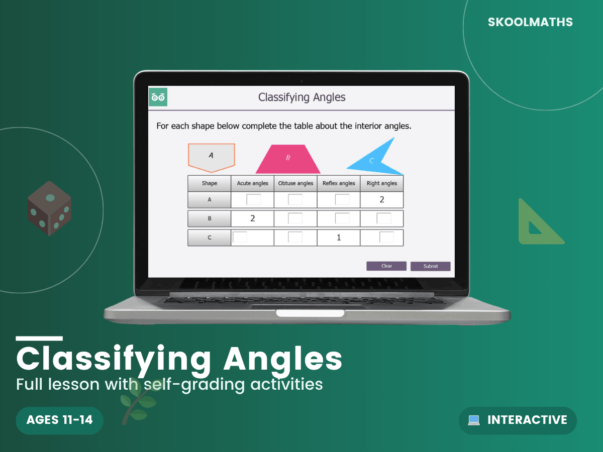 Classifying Different Types of Angles KS3 Maths – Maths, Science ...
