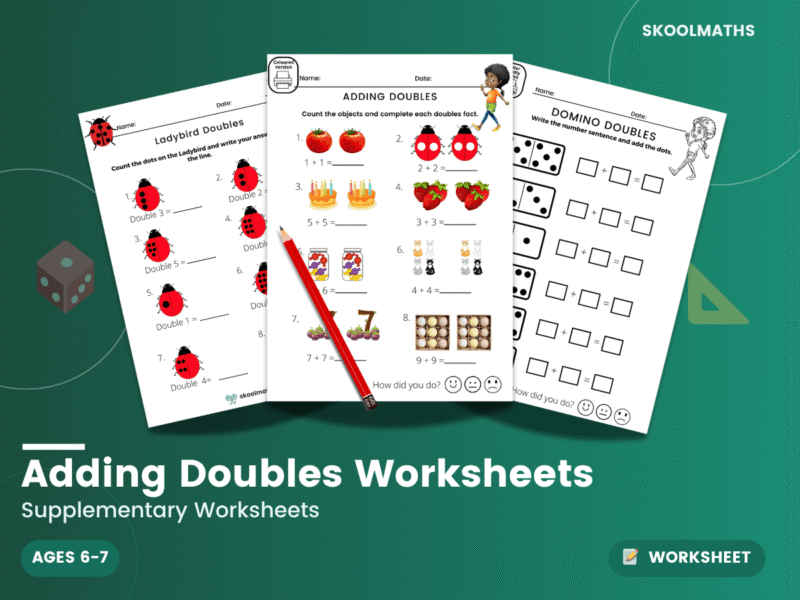 Adding Doubles — Interactive Lesson (Ages 5–6) – Maths, Science ...