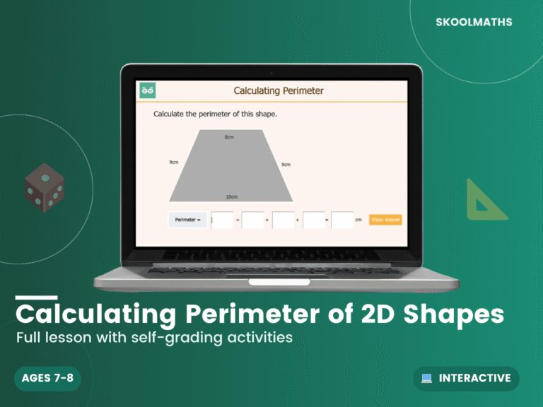 Calculating Perimeter Of 2D Shapes — Interactive Lesson (Ages 7–8 ...