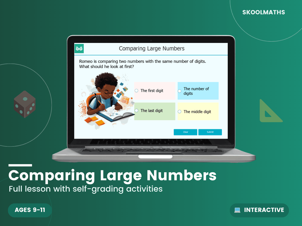 Comparing Large Numbers – Maths, Science & English Teaching Resources ...