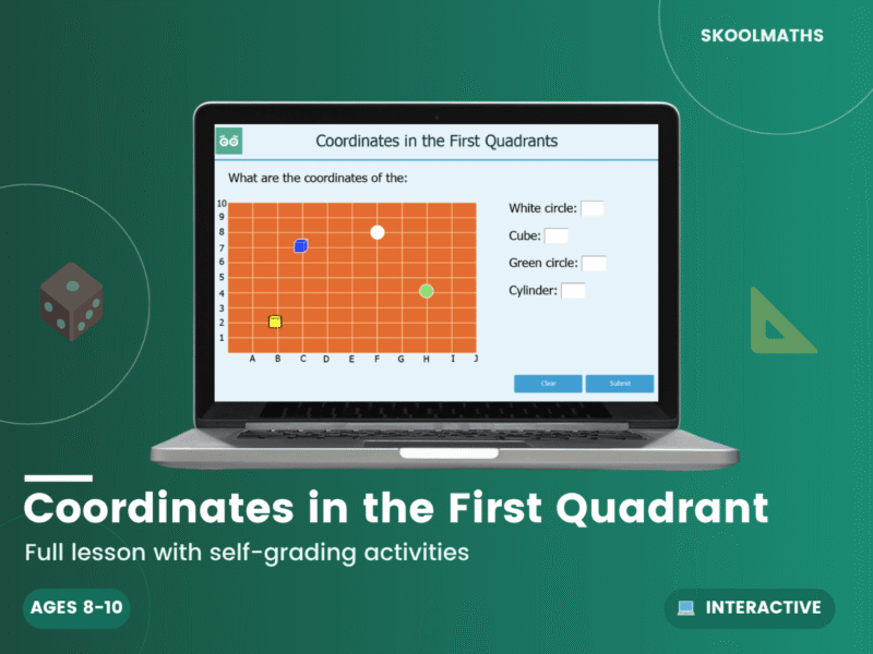 Coordinates In The First Quadrant — Interactive Lesson (Ages 8–10 ...