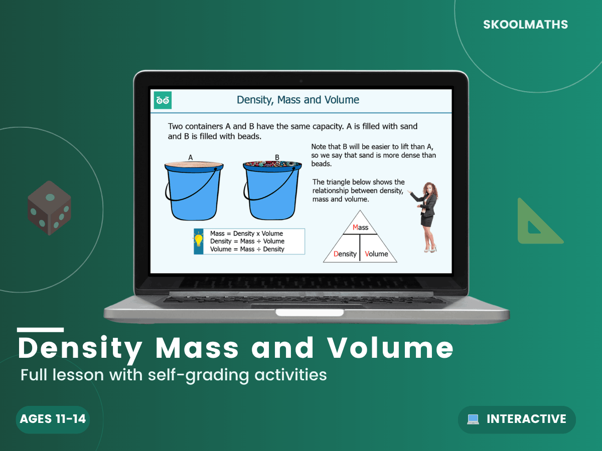 Density, Mass And Volume — Interactive Lesson (Ages 11–14) – Maths ...