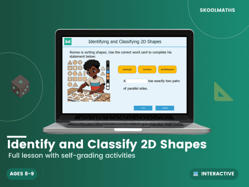 2D Shapes: Maths Geometry — Interactive Lesson (Ages 8–9) – Maths ...