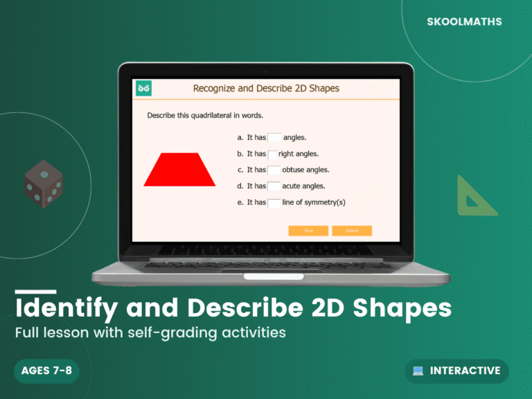 Identify and Describe 2D Shapes: Year 3 Maths Interactive Lesson & KS2 ...