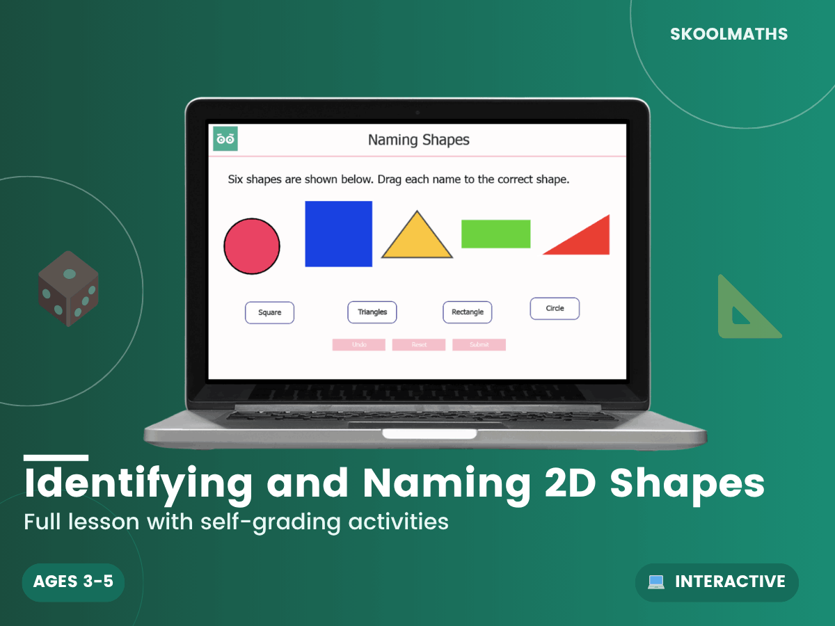 Recognise And Name 2D Shapes — Interactive Lesson (Ages 4–5) – Maths ...