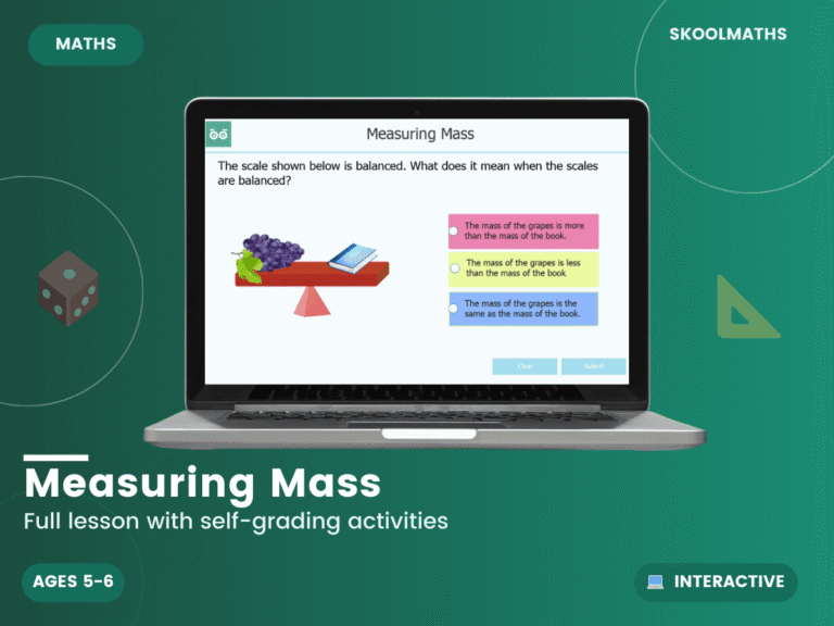Measuring Mass : Weight — Worksheet (Ages 5–6) – Maths, Science ...