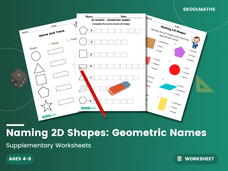 Naming 2D Shapes: Maths Geometry — Interactive Lesson & Activities ...
