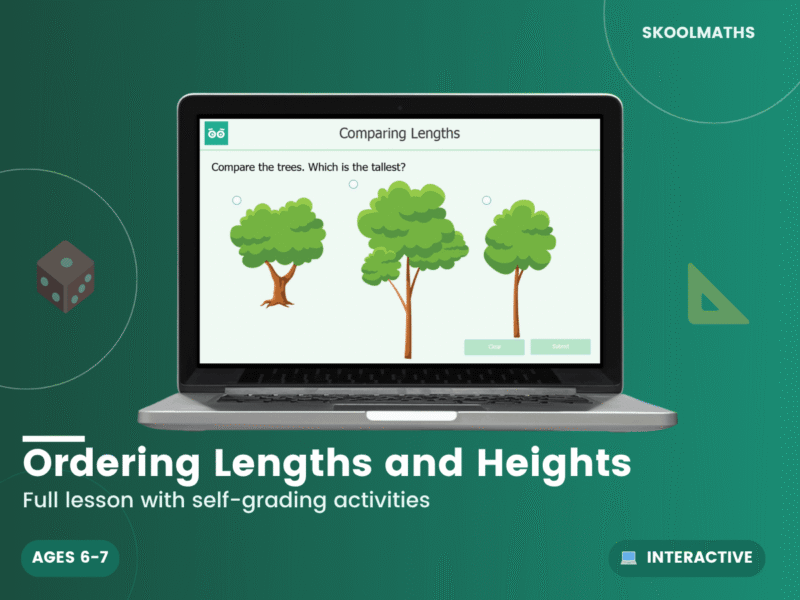 Ordering Lengths And Heights — Interactive Lesson (Ages 6–7) – Maths ...