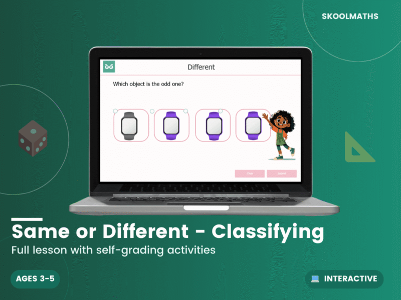 Same Or Different — Interactive Lesson (Ages 4–5) – Maths, Science ...
