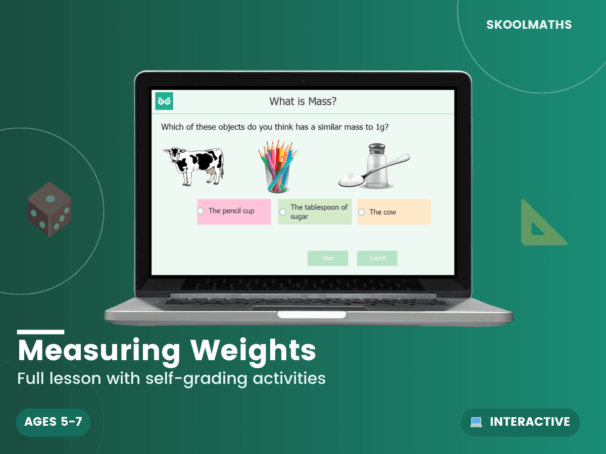 Measuring Weights — Interactive Lesson & Activities (Ages 6–7) – Maths ...