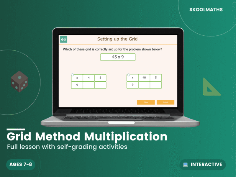 Multiplication Grid Method — Interactive Lesson (Ages 7–8) – Maths ...